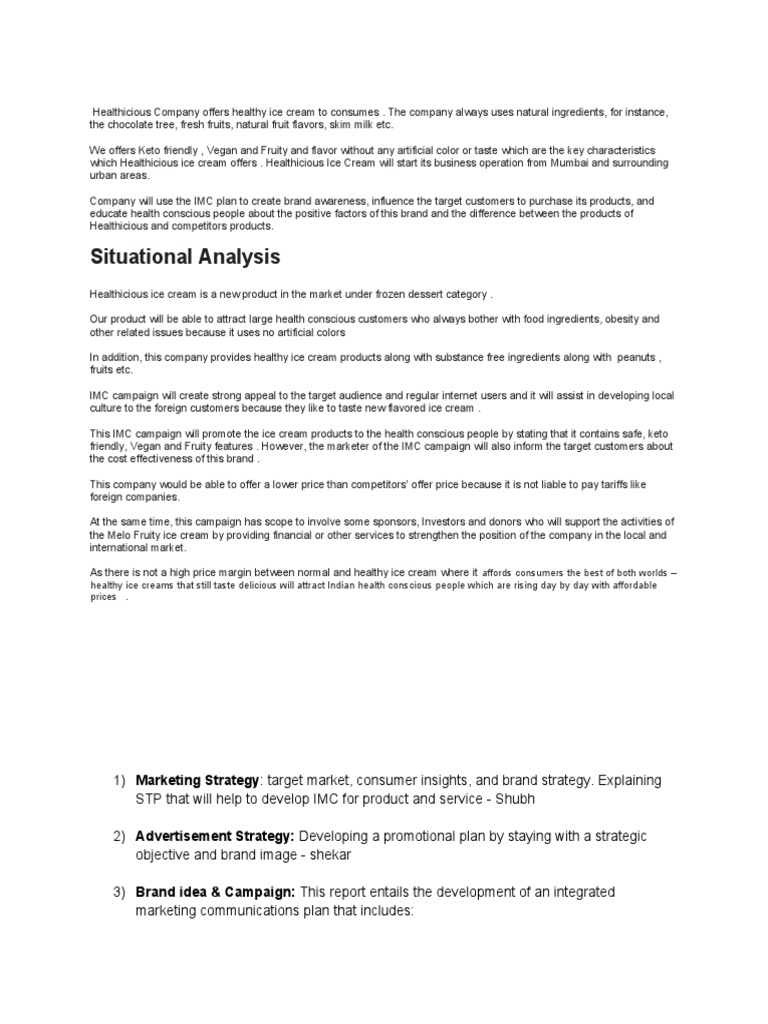 IMC Report and | PDF | Brand | Marketing