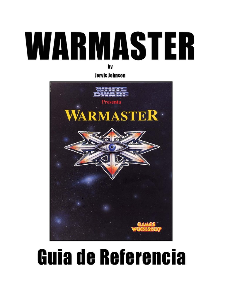 WarMaster-Guia de Referencia | PDF