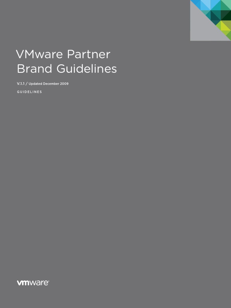 VMware Branding Guideline 09Q4 | PDF | Data Center | Cloud Computing