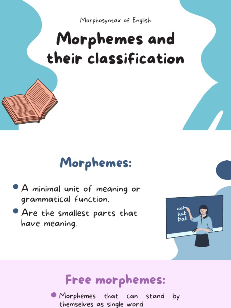 Morphemes and Their Classification: Morphosyntax of English | PDF | Word | Part Of Speech