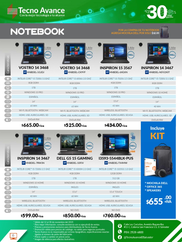 Catalogo Laptop | PDF | Bluetooth | Computadoras personales