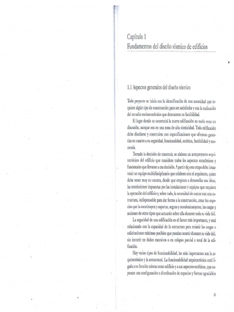 Capitulo 1. Fundamentos Del Diseño Sismico de Edificios | PDF