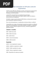 Lista de Fornecedores no SAP MKVZ | PDF | Informática | Ciência da ...