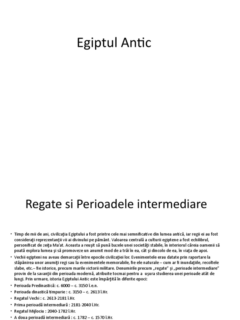 Egiptul Antic | PDF
