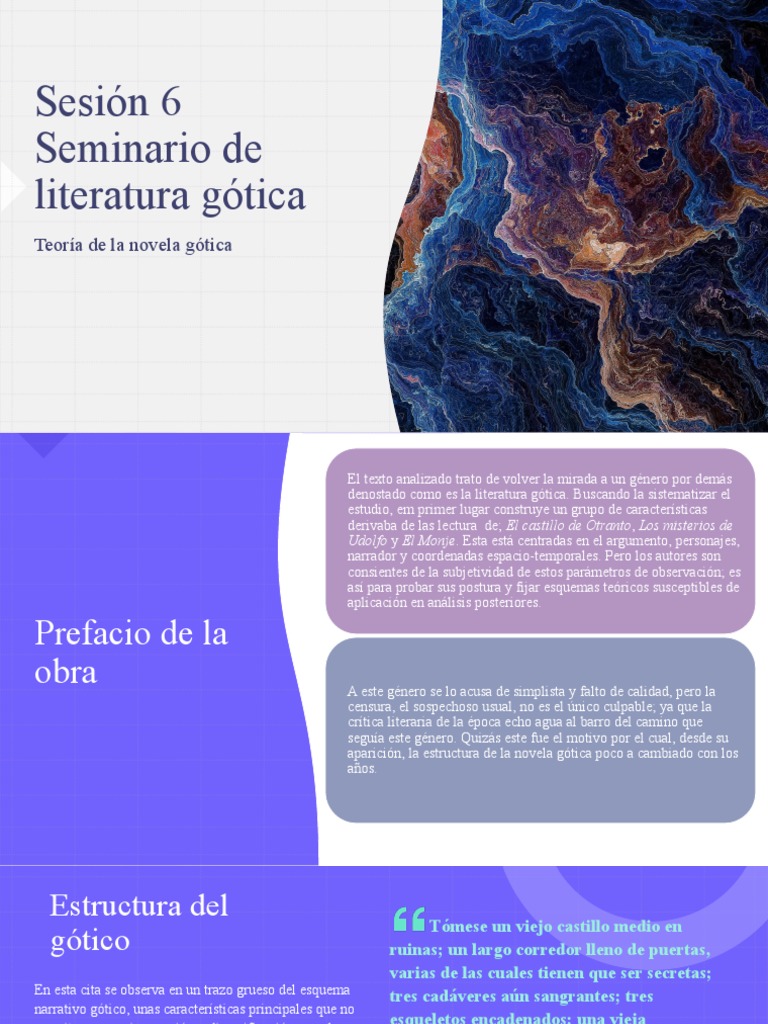 Análisis del Gótico: Miedo y Narrativa | PDF | Ficcion gotica | Temor