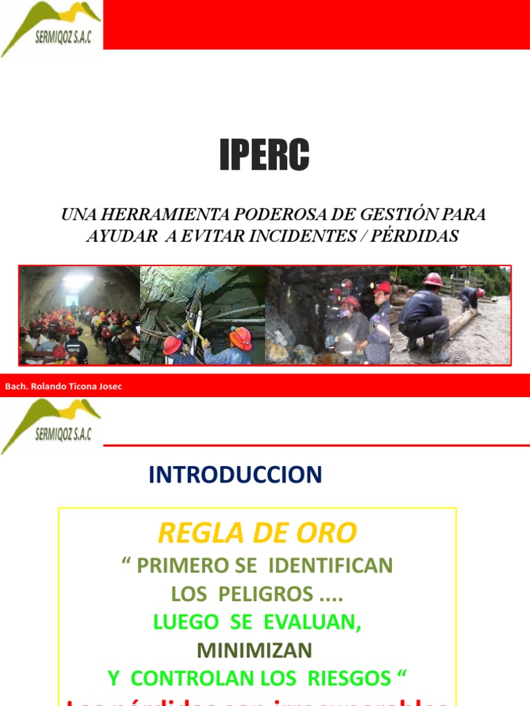 IPERC | PDF | Riesgo | Evaluación de riesgos