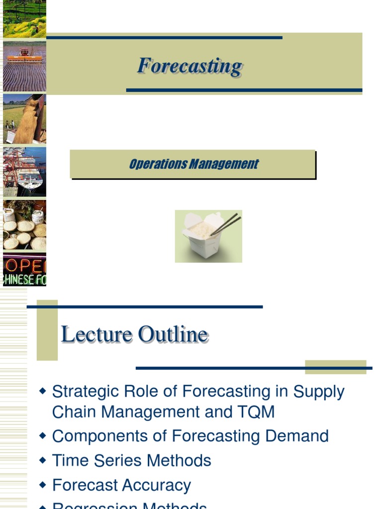 Forecasting: Operations Management | PDF | Forecasting | Regression Analysis