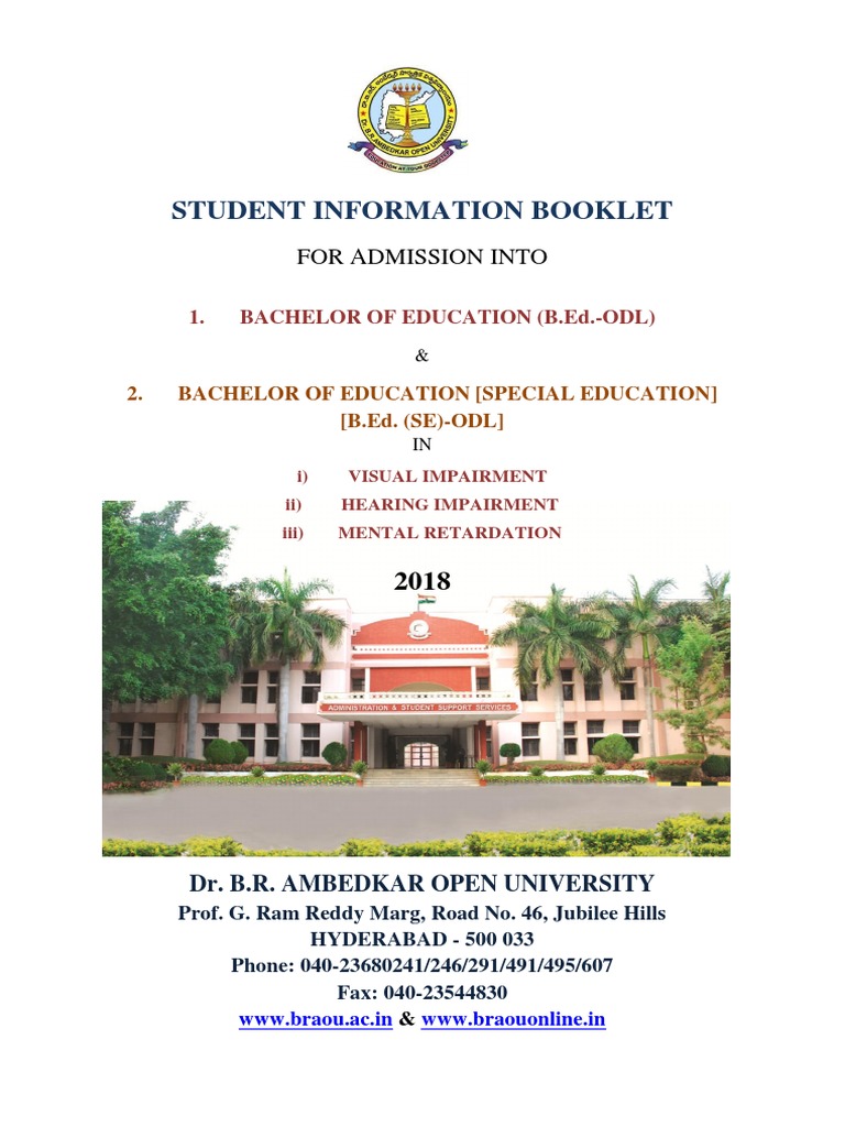 Student Information Booklet: For Admission Into | PDF | University And ...