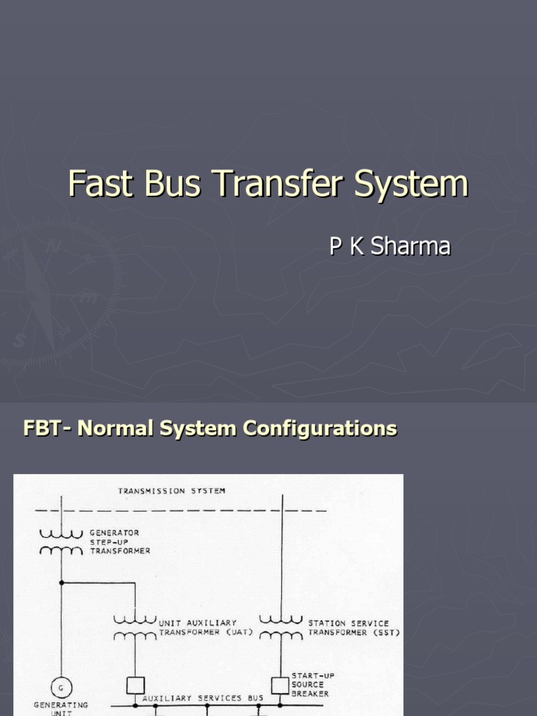 Fast Bus Transfer System Overview | PDF | Relay | Manufactured Goods