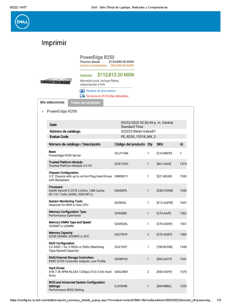 Dell - Sitio Oficial de Laptops, Netbooks y Computadoras | PDF | Bios ...