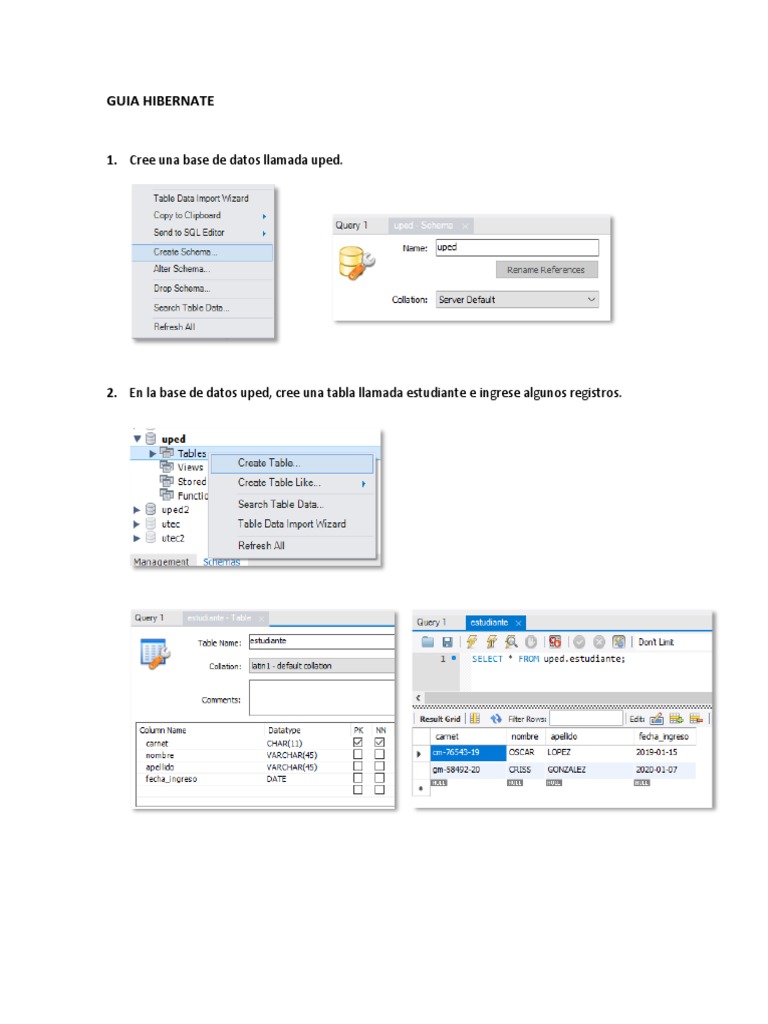Guia Hibernate P303 | PDF | Archivo de computadora | Java (lenguaje de programación)
