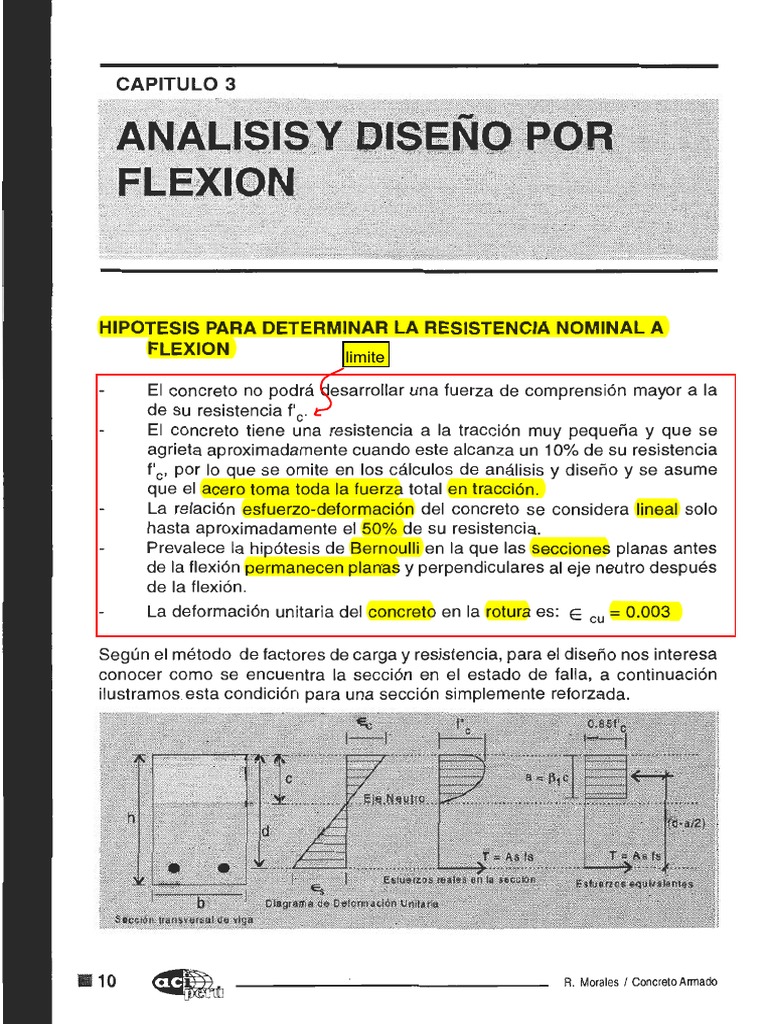 Diseño De Vigas Pdf Doblar Hormigón