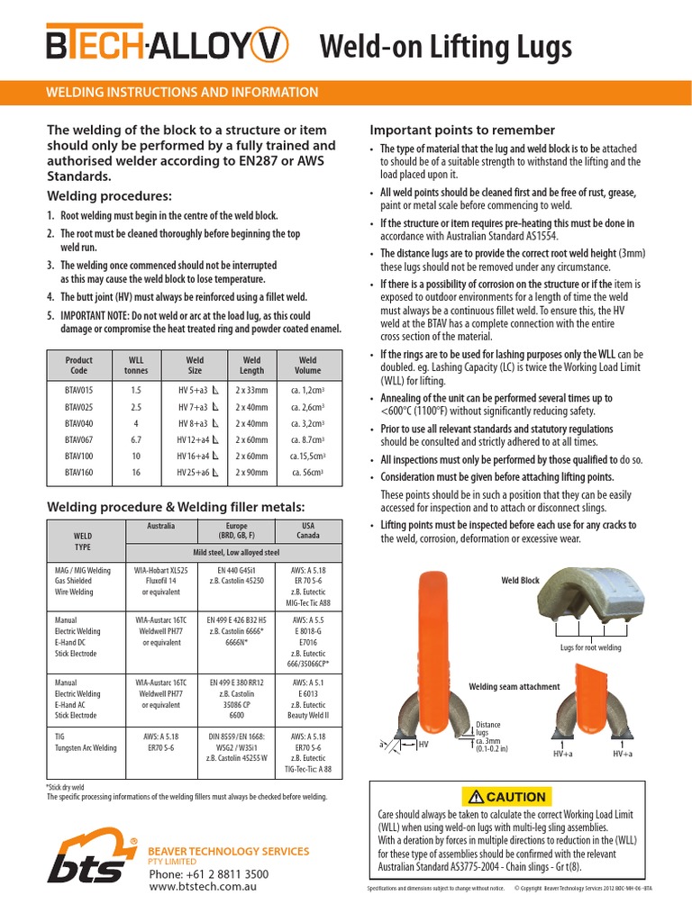 BTech Alloy Weld On Instructions Web | PDF | Welding | Construction