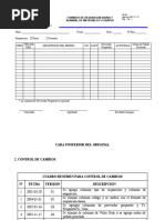 Formato Control de Materiales en Obra | PDF | Informática | Tecnología