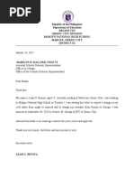 Request Letter For Transpo | PDF
