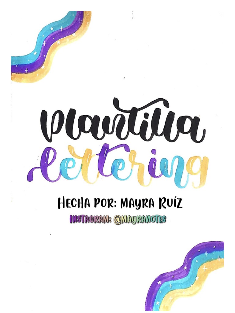 Ficha de Letering | PDF