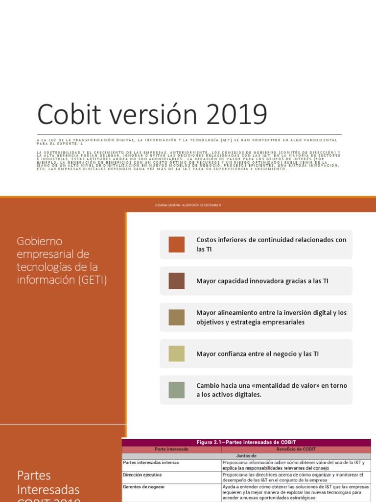 Estructura de COBIT 2019 | PDF | Cobit | Business