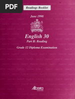 English 30-1 Diploma Exam Prep Guide | PDF | Test (Assessment) | Courage