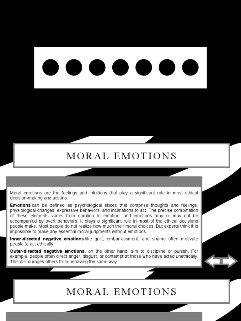 Understanding Moral Emotions in Decision-Making | PDF | Emotions | Morality
