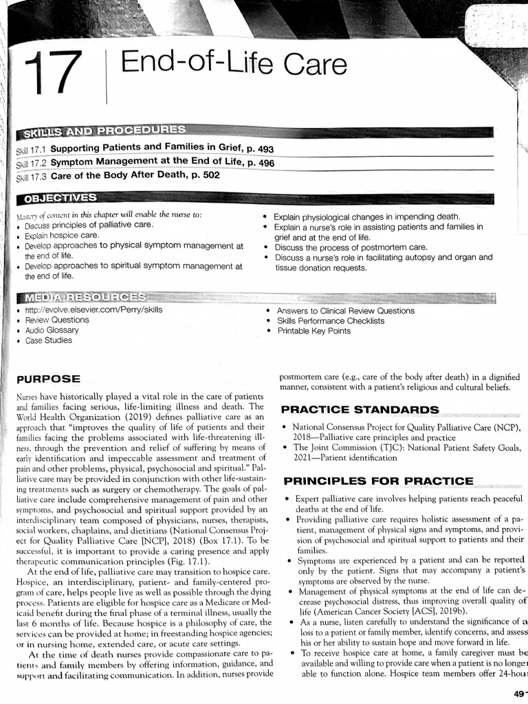 End of Life | PDF | Palliative Care | End Of Life Care