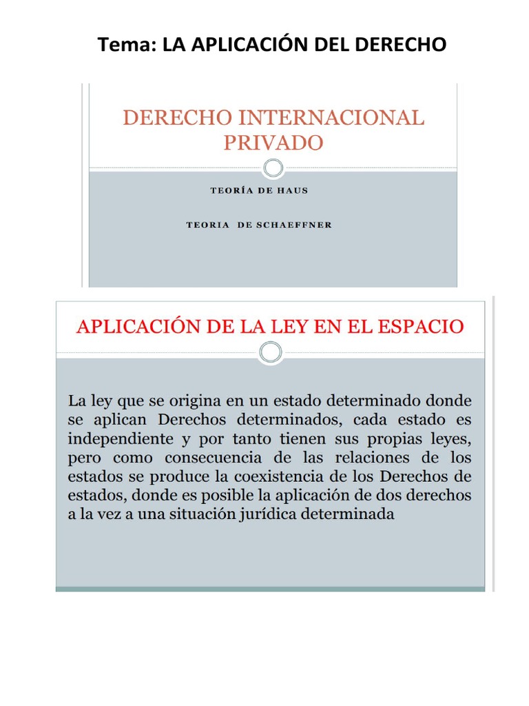 Lex Fori y Lex Causae en Derecho Internacional | PDF | Derecho