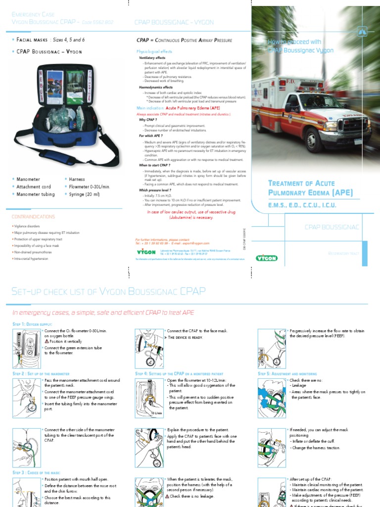 Brosur-VYGON Emergency APO-CPAP Kit | PDF | Clinical Medicine ...