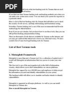 Termux Tips for Beginners | PDF | Application Layer Protocols | Computer Architecture