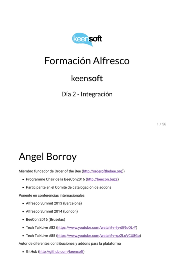 Keensoft - Alfresco Learning | PDF | SQL | Php