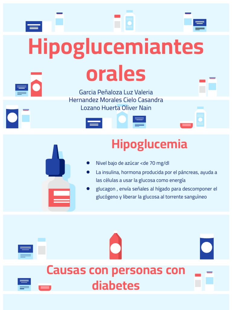 Hipoglucemiantes Orales | PDF | Hipoglucemia | Medicina CLINICA