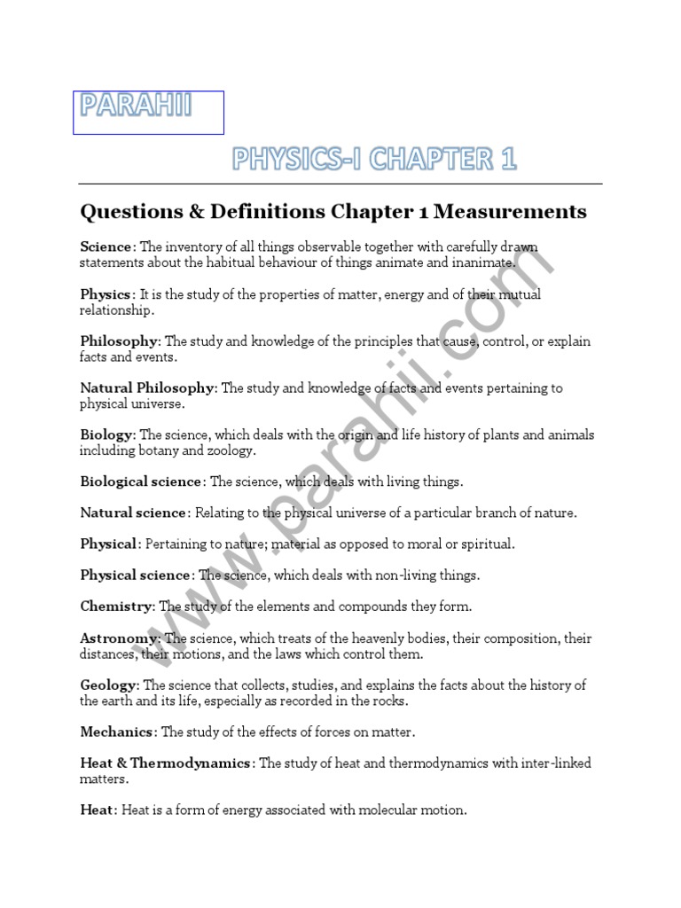 1st Year Physics Notes Questions | PDF | Euclidean Vector | Physics