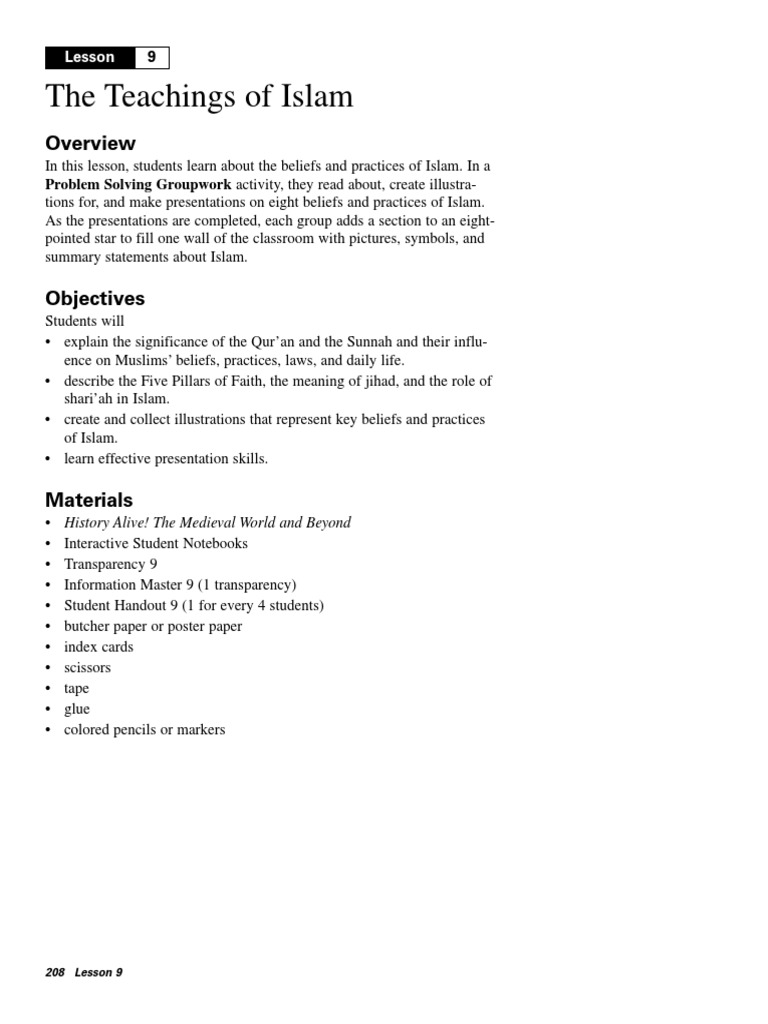 09 The Teachings of Islam | PDF | Ramadan | Hajj