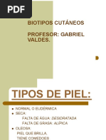 Biotipos y Fototipos Cutáneos | PDF | Piel | Cáncer de piel