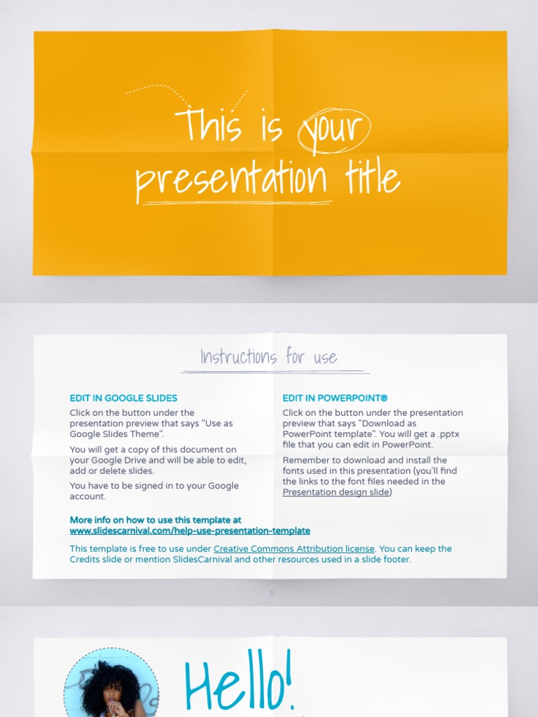 Trinculo SlidesCarnival | PDF | Color | Blue