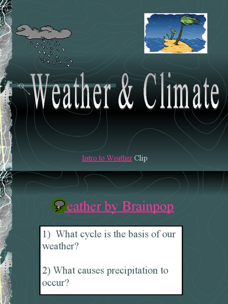 Weather Climate Notes | PDF | Atmosphere Of Earth | Climate