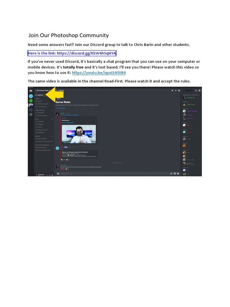 Join Our Photoshop Community: Here Is The Link: Https://Discord - Gg ...
