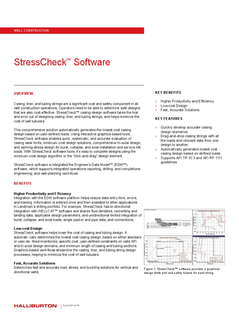 Stresscheck Software: Key Benefits | PDF | Casing (Borehole) | 64 Bit ...