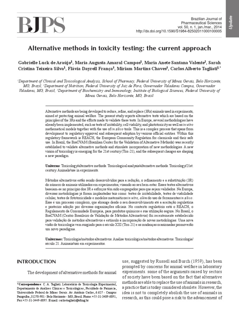 In Vitro Toxicity Testing | PDF | Toxicity | Animal Testing