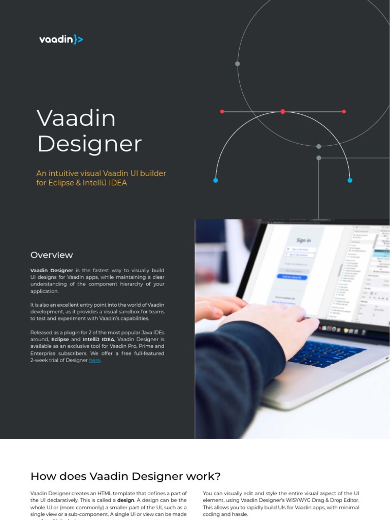 Vaadin Designer Factsheet | PDF | Java (Programming Language) | Web ...