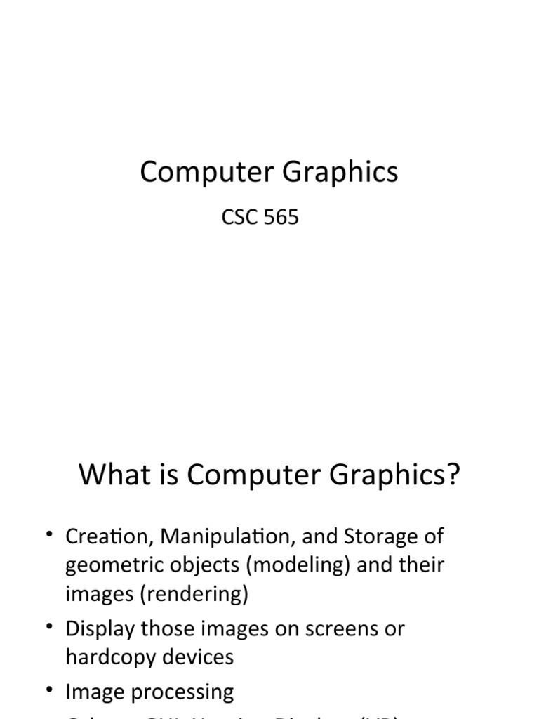 Lect1 VK Adv | PDF | Computer Graphics | Shader