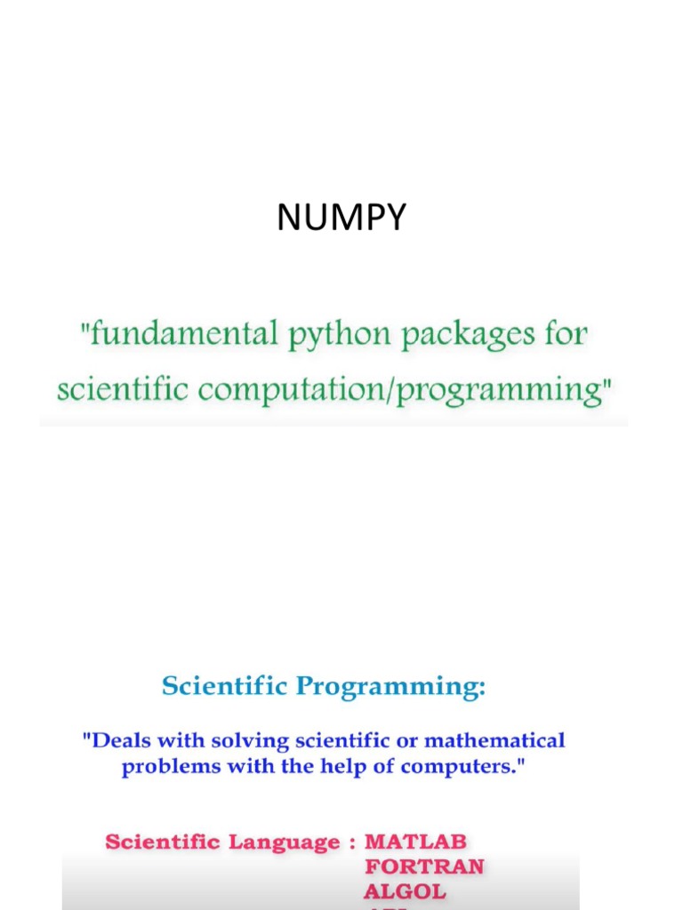Numpy ML - AI | PDF | Computer Programming | Computing Numpy ML - AI | PDF | Computer Programming | Computing