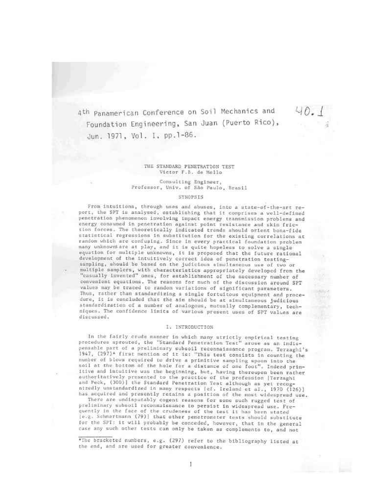 The Standard Penetration Test | PDF