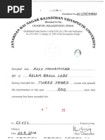 Thapar Conversion Certificate | PDF