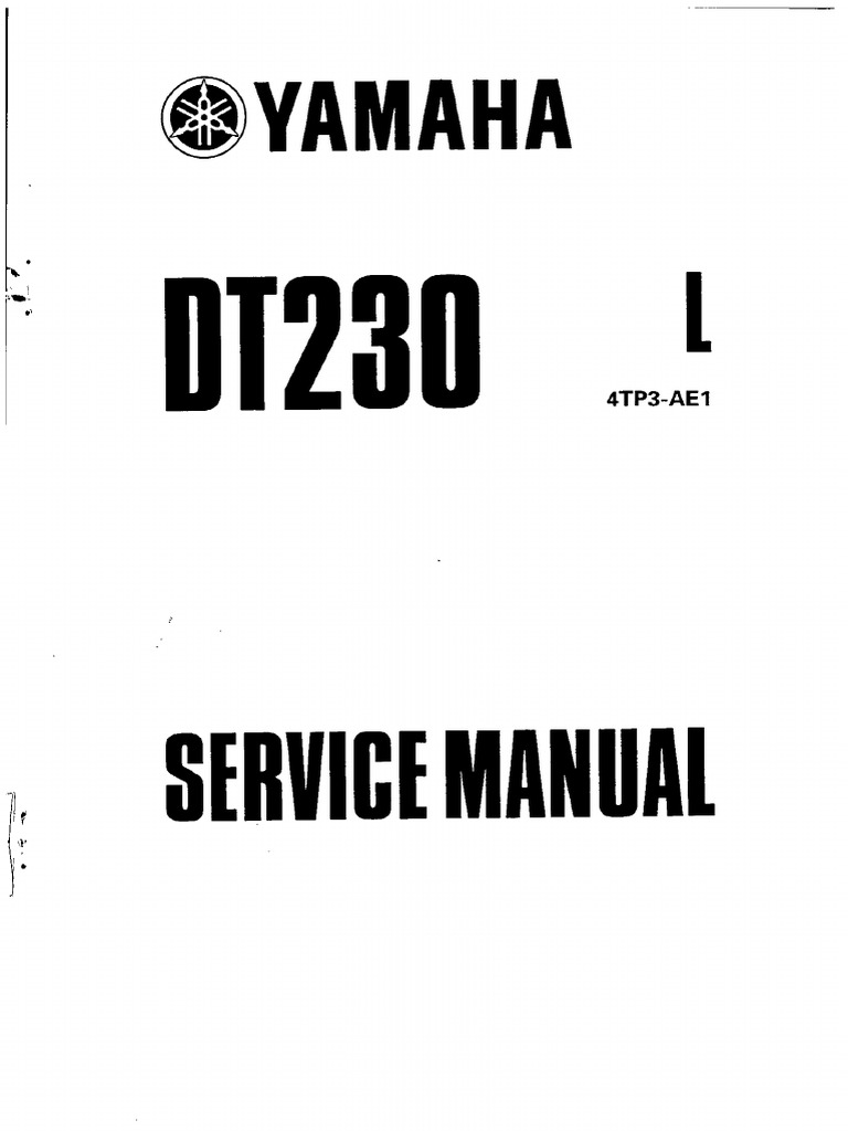 DT230 Service Manual | PDF