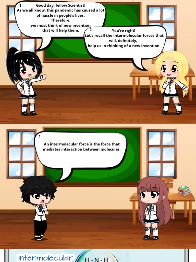 Comic Strip | PDF | Intermolecular Force | Chemical Bond