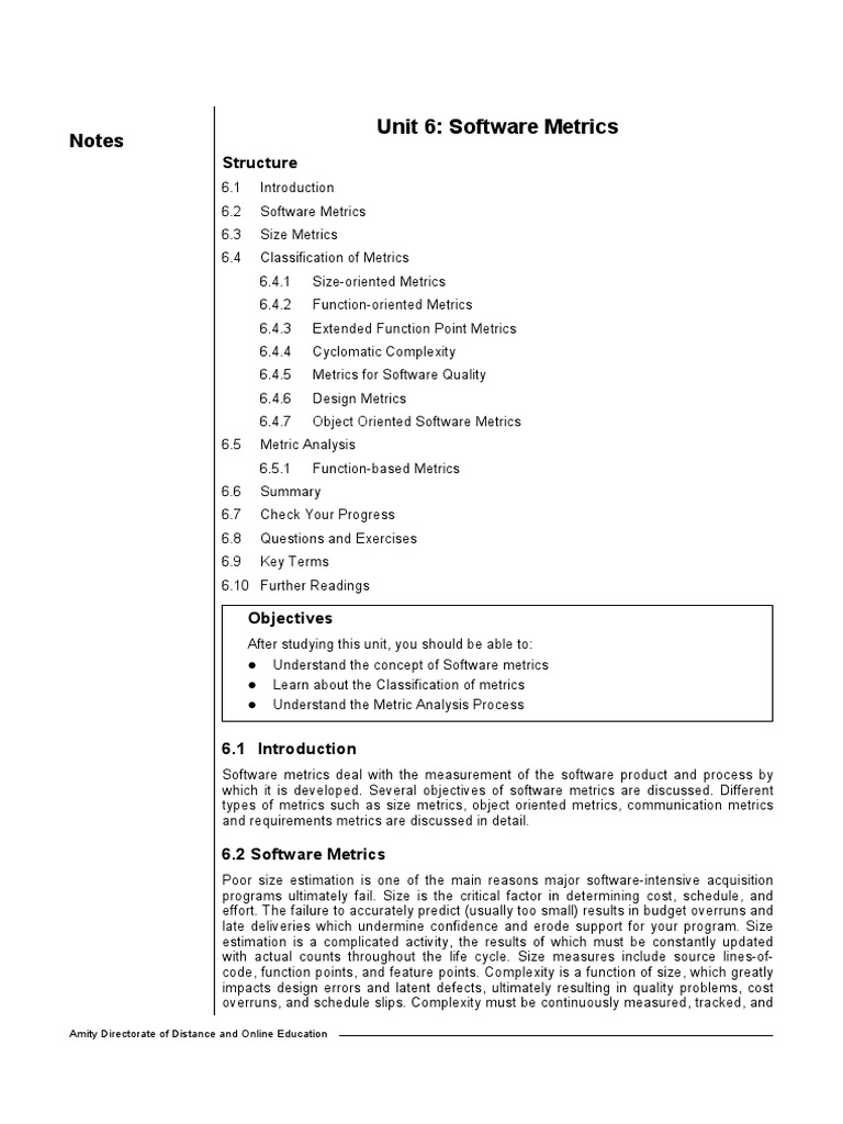 Software Module 4 | Download Free PDF | Performance Indicator | Software Quality