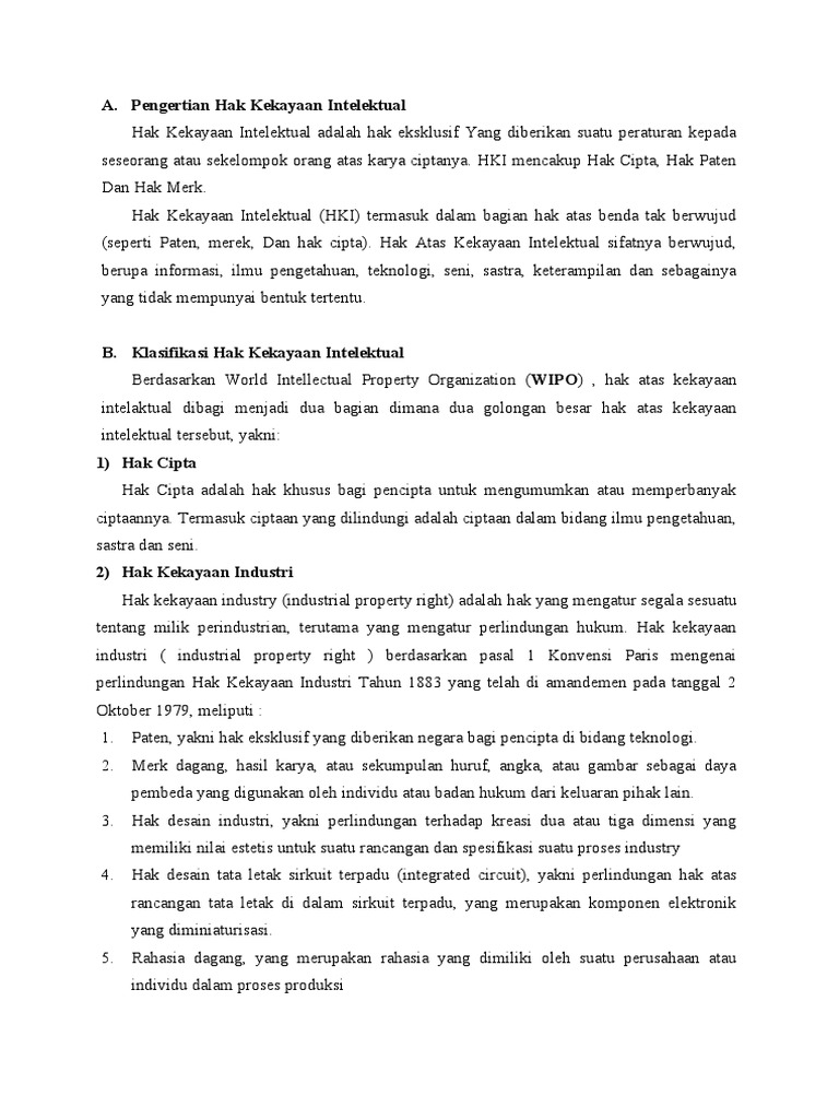 Hki Aspek Hukum Fix | PDF