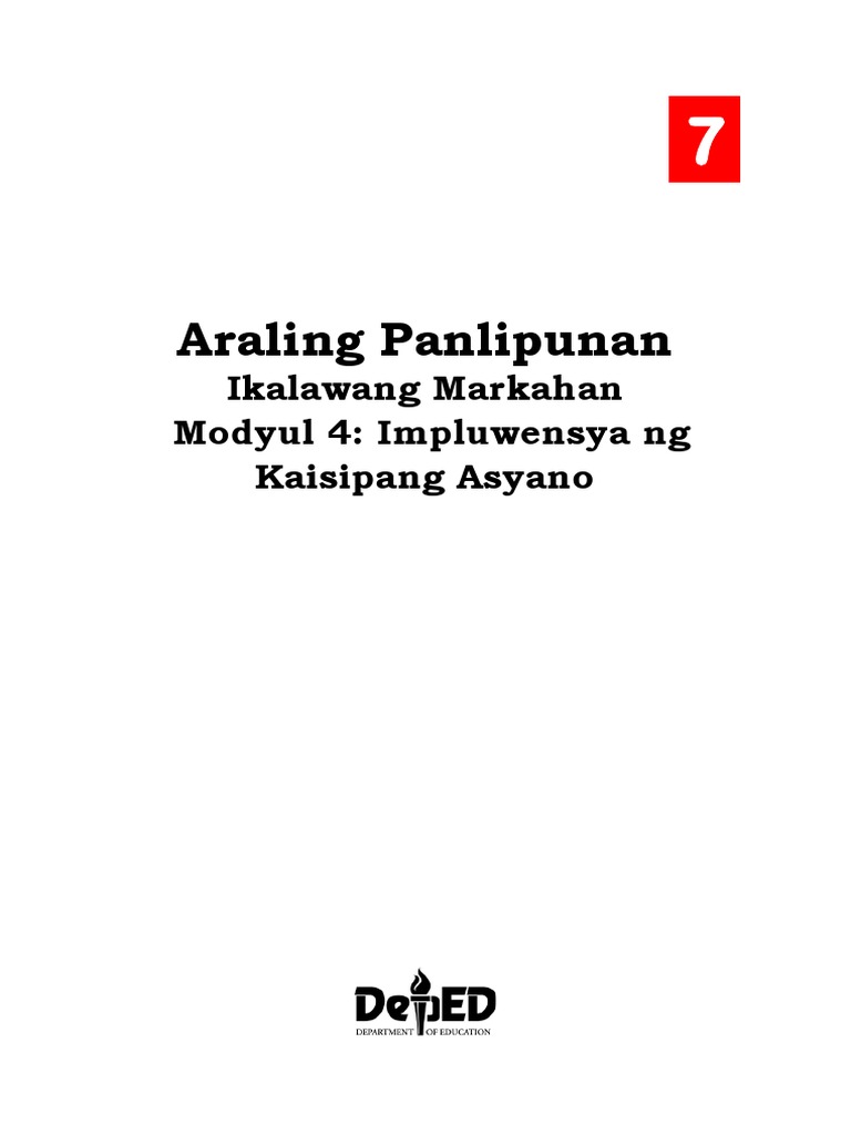 AP 7 - Q2 Module 4 | PDF