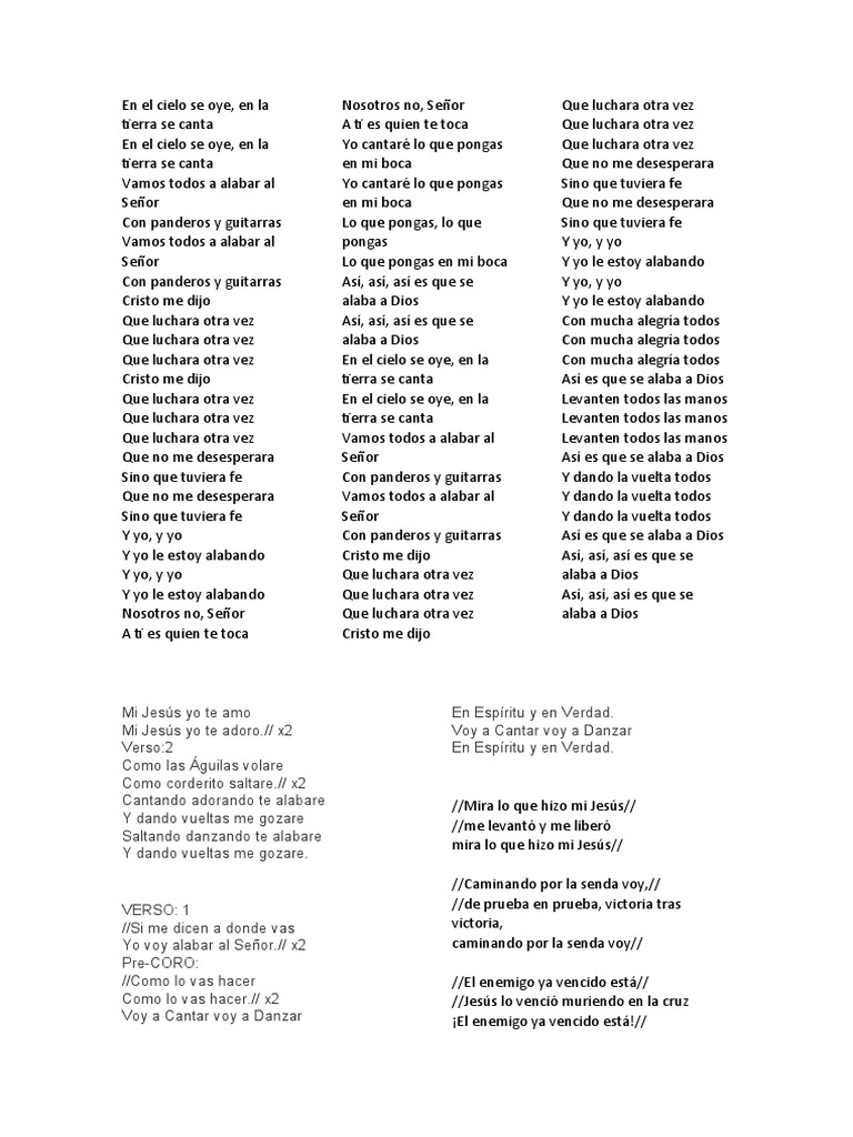 Canciones | PDF | Cristo (título)