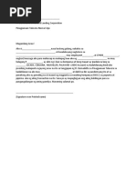 Resignation Letter Tagalog | PDF
