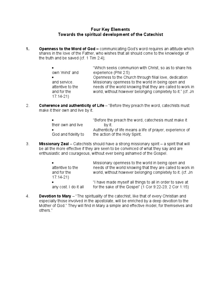 Four Key Elements | PDF
